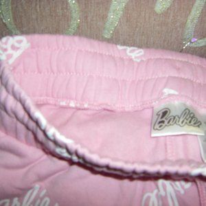 Barbie | Pants & Jumpsuits | Barbie Sweatpants Joggers Pink W All Over ...